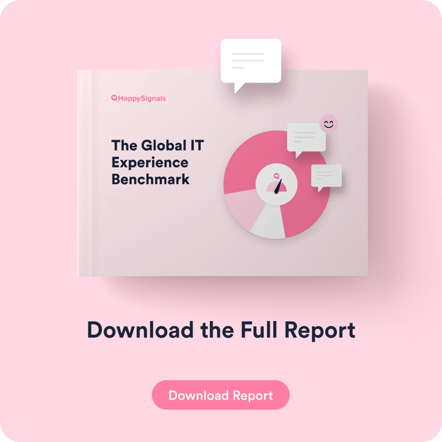 Global IT Experience Benchmark Report 2024 -Full year | HappySignals