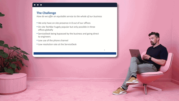 Recreating the IT walk-in experience through Virtual Tech bars, with ...