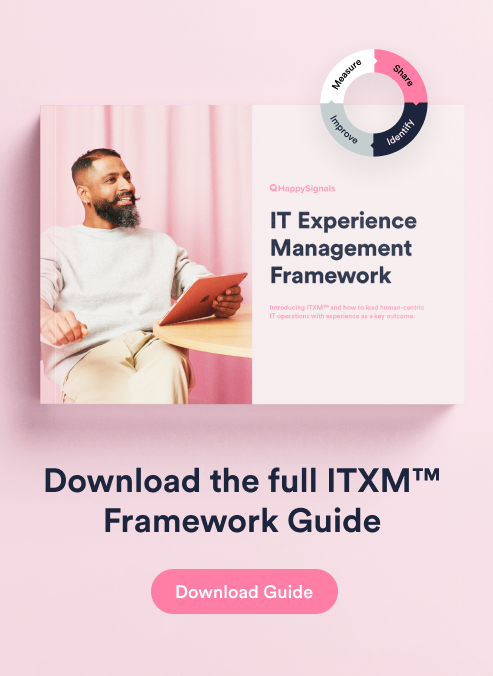 ITXM™ Framework - A step-by-step guide to IT Experience Management ...