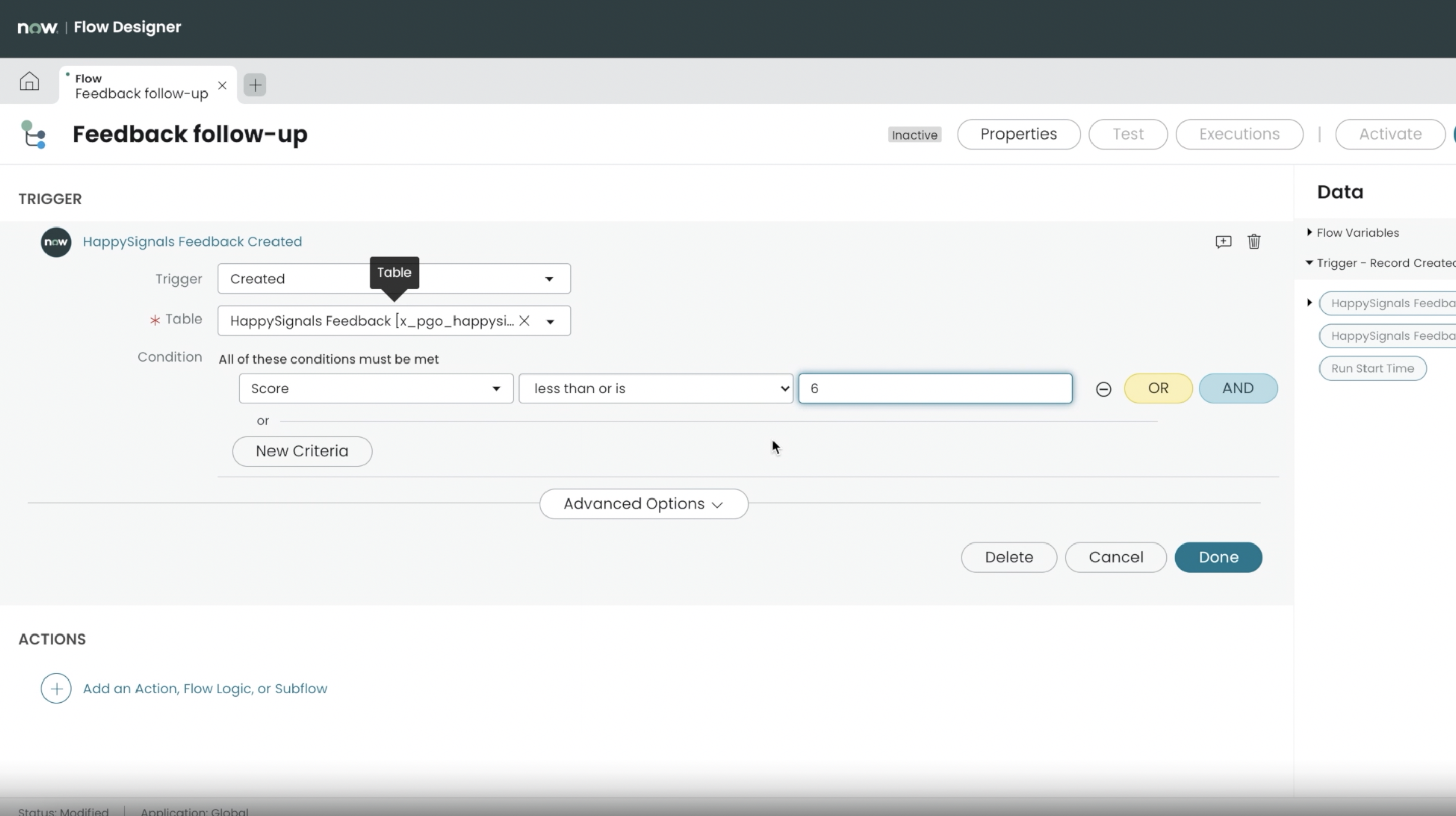 Send Email Action Flow Designer Servicenow at Catherine Trowbridge blog
