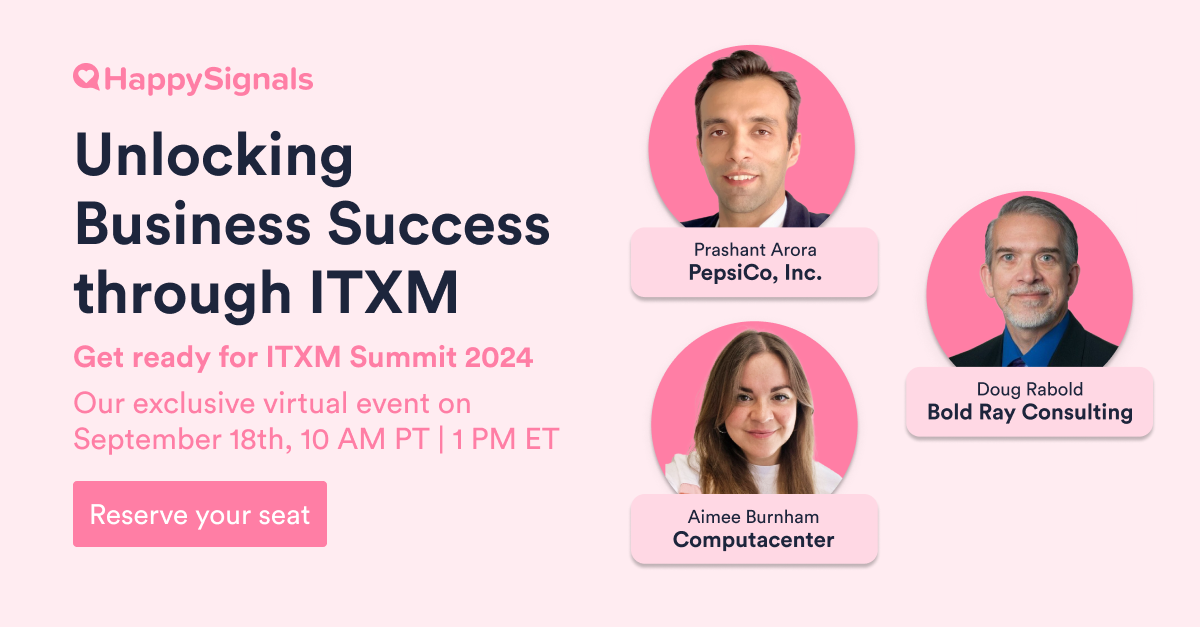 ITXM Summit | HappySignals